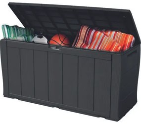 Úložný box SHERWOOD STORAGE Keter antracitový 117x45x58cm