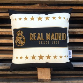 Povlak na polštář Real Madrid Gold Stars 45x45 cm