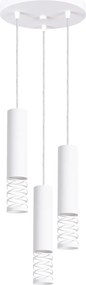 Sollux Lighting Závěsné svítidlo LAMI 3P bílé
