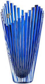 Váza  Mikado, barva modrá, výška 310 mm