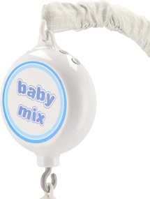 Elektronický kolotoč nad postýlku Baby Mix Medvídci a králíci s melodiemi