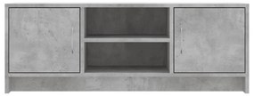 TV skříňka betonově šedá 102x30x37,5 cm kompozitní dřevo