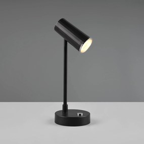 LED stolní lampa Lenny CCT s baterií, černá