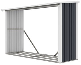 PENTA Přístřešek na dřevo G21 WOH 335 - 242 x 89 cm Barva: Šedá