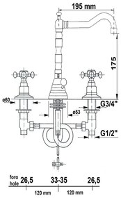 Růžová umyvadlová baterie Antea – Sapho