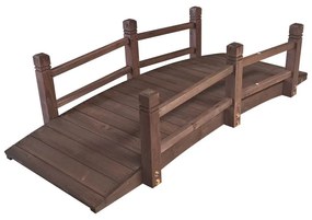 Dřevěný zahradní můstek