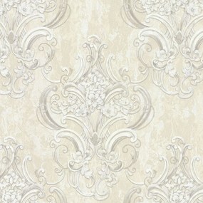 Béžová krémová luxusní zámecká tapeta na zeď 83429, Mirabilia, Emiliana Parati