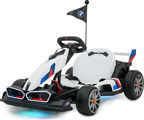 Ramiz BMW motokára s funkcí driftu bílá