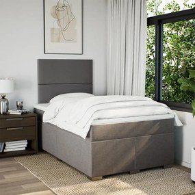Box spring postel s matrací taupe 120x190 cm textil 3290424