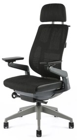 Kancelářská ergonomická židle Office Pro KARME MESH — více barev Zelená žíhaná