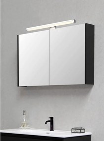 LED nástěnné svítidlo v leskle stříbrné barvě (délka 40 cm) Lino – Trio