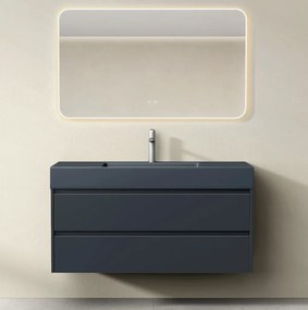 Design LED luxusní koupelnová skříňka s umyvadlem DOPORRO DEEP - 120cm Barva: eiche