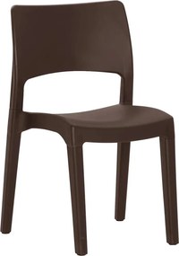 Zahradní židle 2 ks mocca polypropylen 317727