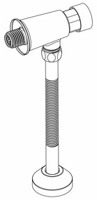 Mereo Mereo, Pisoárová sada s tlačným ventilem 1/2" x 1/2", CBT805S