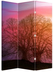 Paraván - Strom v mlze (126x170 cm)