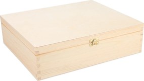 ČistéDřevo Dřevěná krabička na 3 vína XII