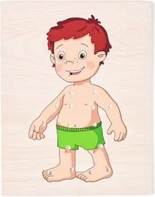 Woody Šněrovací šatní skříň ´´Kluk´´ / od 3 let