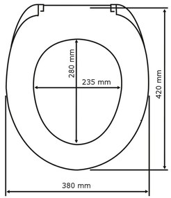 WC sedátko Wenko Sand And Stone, 45 x 37,5 cm