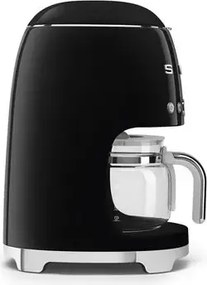 SMEG 50's Retro Style černá / Kávovar na překapávanou kávu / 1050 W /