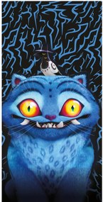 Bavlněná osuška K-Pop Demon Hunters - motiv Derpy Tiger a Sussie - 100% bavlna - 70x140 cm