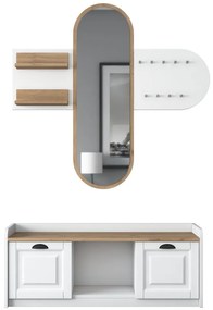 Předsíňová stěna EE101 - 1983 - Walnut