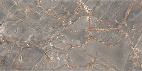Mexen Rubble Šedý glazovaný rektifikovaný gres G1, dlaždice 120 x 60 cm, carving - TL401-120-060-02