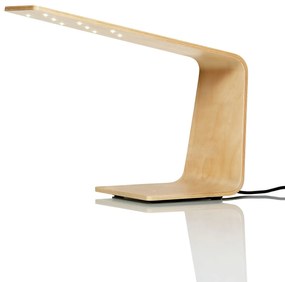 Stolní lampa LED1, více variant - TUNTO Model: přírodní dub, bílá barva