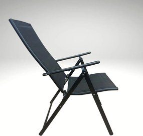Vikio Zahradní set 140x80 pro 6 osob V136-140 černá
