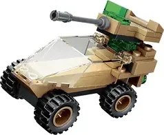 Qman Raider Aircraft 1804-4 Vůz Self-Propelled Artillery / Stavebnice