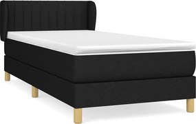 vidaXL Box spring postel s matrací 80 x 200 cm textil [3126919] Barva: tmavě hnědá