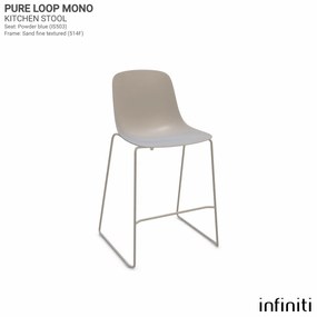 Kuchyňská židle Pure Loop Mono Barva kovové konstrukce: Sand 514F, Barva sedáku a opěradla z recyklovaného plastu: Sand IS514