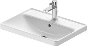 Duravit D-Neo - Vestavné umyvadlo 600 x 435 mm, s přepadem, bílá 0357600027