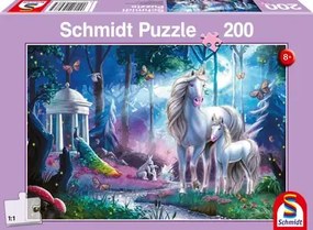 SCHMIDT Puzzle Jednorožci / 200 dílků / 43,2 × 29,1 cm