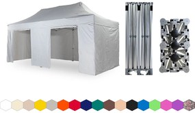 NŮŽKOVÝ PARTY STAN 3x6 m/6 noh TENTino BIG HEXAGON EXTREME Barva: 2A - KRÉMOVÁ