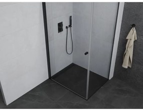 Mexen Pretoria sprchový kout 70x80cm, 6mm sklo, černý profil-čiré sklo, 852-070-080-70-00