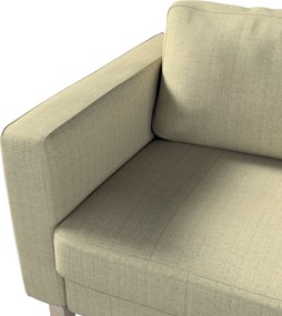 Potah na pohovku IKEA  Karlstad 3-místná, nerozkládací, krátký barva béžová látka pletený vzor