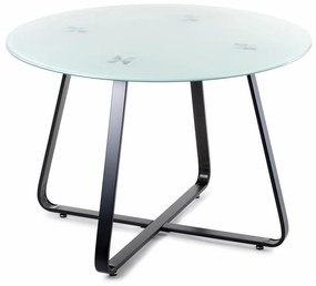 Kulatý stůl Tika Black 110 cm