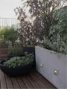 NV 9117080 Kryt pro zapuštěné svítidlo do zdi FINLO šedý beton IP65 bez světelného zdroje - NOVA LUCE