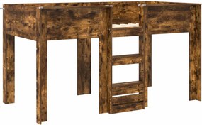 Patrová postel pro děti Kouřový dub 80 x 200 cm 3410487