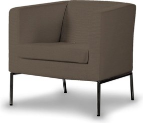 Potah na křeslo IKEA Klappsta barva hnědá látka pletený vzor