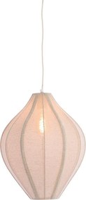Závěsné svítidlo v přírodní barvě s textilním stínidlem Pasto – Light &amp; Living