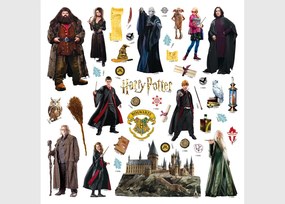 Dětská samolepka na zeď Harry Potter Kouzelné Bradavice | 30 x 30 cm | DDKS3943