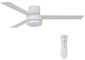 BAYSIDE | BAYSIDE 213036 - LED Stropní ventilátor LAGOON GX53/17W/230V bílá + DO | FAN00154