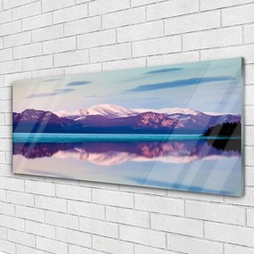 Plexisklo-obraz Hory Jezero Krajina 125x50 cm