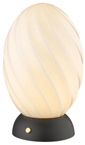 Halo Design 739424 stolní lampa Twist, černá, 22cm