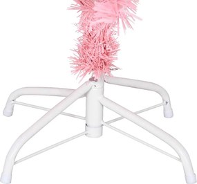 Umělý vánoční stromek se stojanem růžový 150 cm PVC 320997