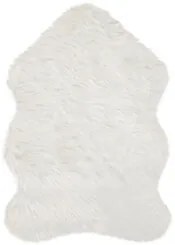 Flair Rugs, DOPRODEJ: 80x150 cm Kusový koberec Faux Fur Sheepskin Ivory, 80x150, bílá, ložnice