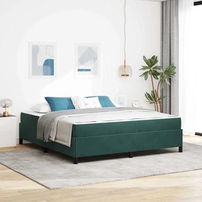 Rám postele Tmavě zelená 180 x 200 cm textil 3399081