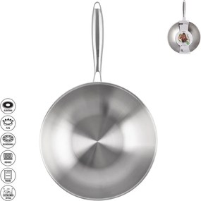 Wok nerezová pánev ø 30 cm Steela – Orion