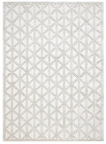 koberec SANTO SISAL 58500 Trojúhelníky, geometrická béžový velikost 160x220 cm | krásné koberce cz